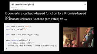 Util.promisify | PPTX