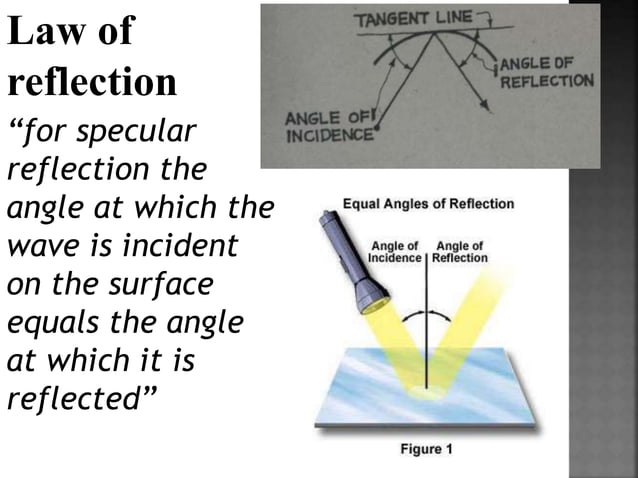 Angle of reflection (Architectural Acoustics) | PPTX | Physics | Science