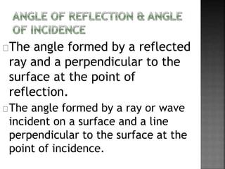 Angle of reflection (Architectural Acoustics) | PPT