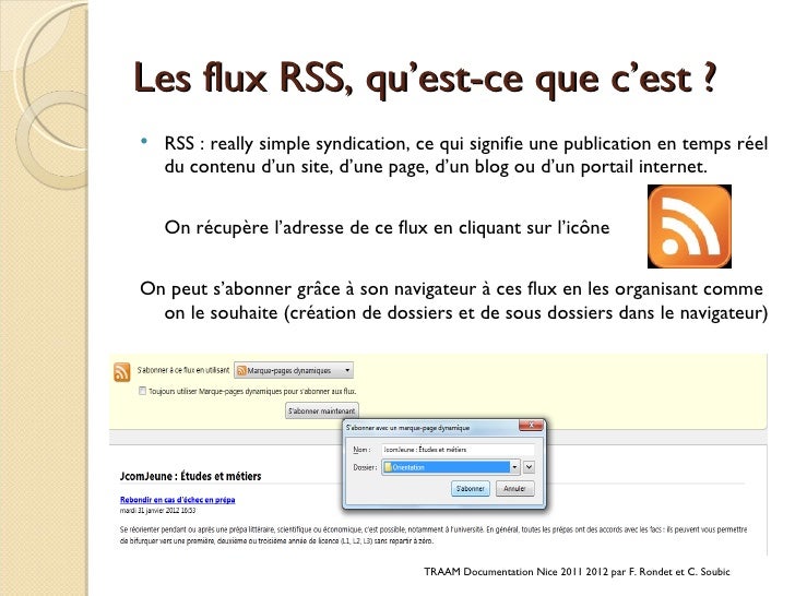 Utiliser les flux rss pour effectuer une veille informationnelle