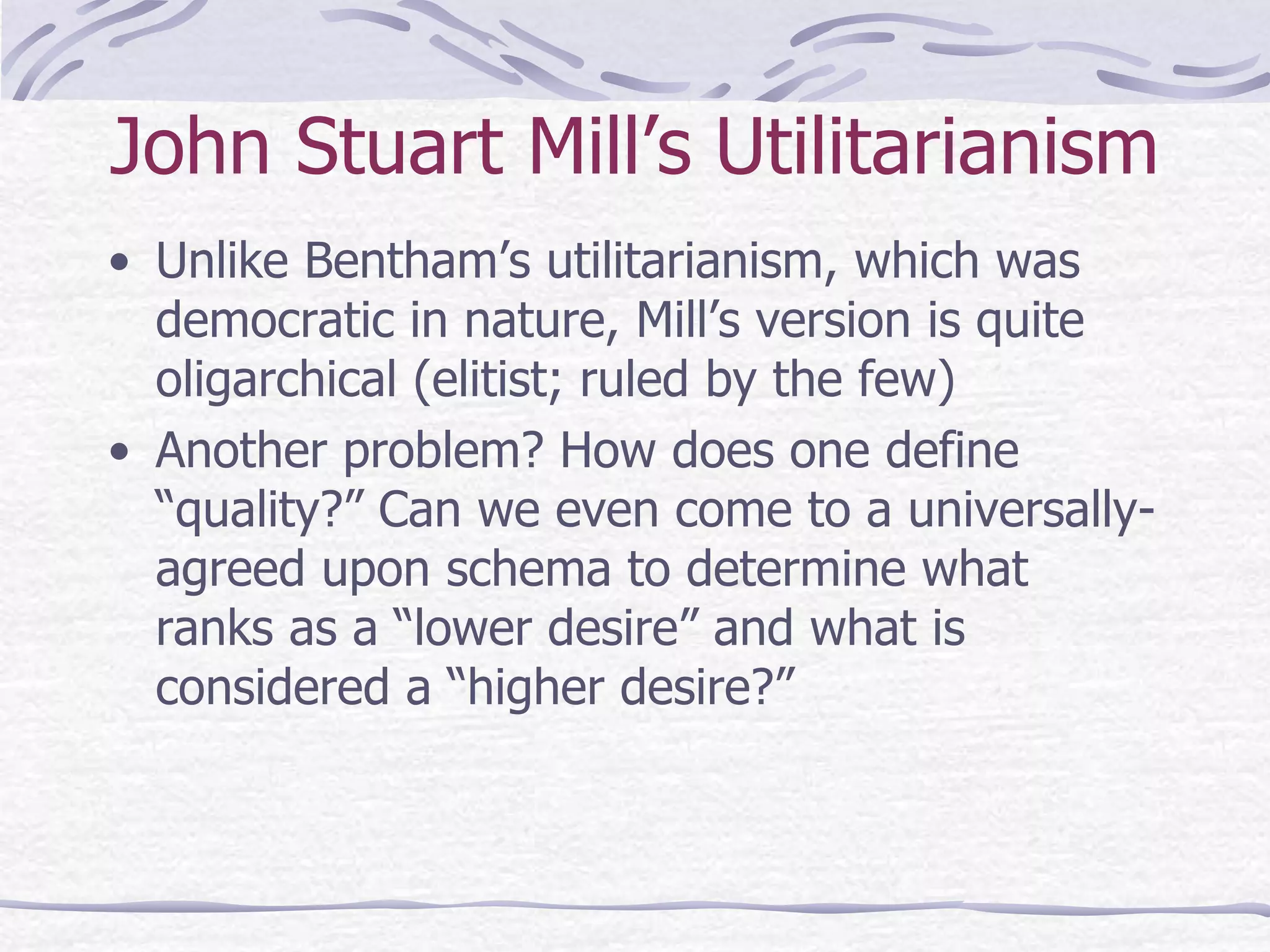Utilitarianism | PPTX