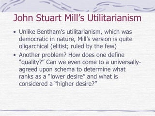 Utilitarianism | PPTX