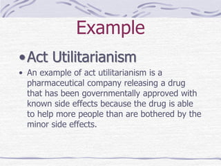 Utilitarianism | PPTX