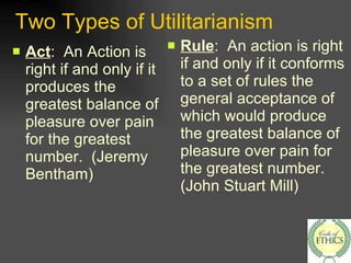 Utilitarianism | PPT