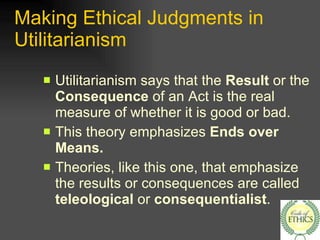 Utilitarianism | PPT