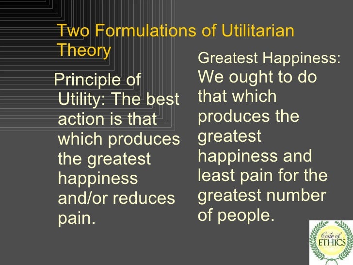 Utilitarianism Definition