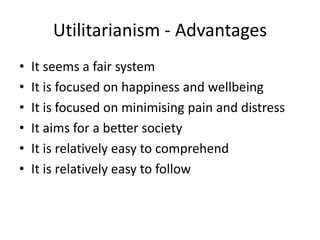 Utilitarianism | PPT