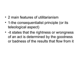 Utilitarianism | PPT