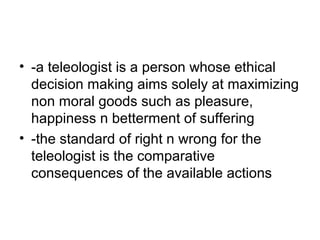 Utilitarianism | PPT