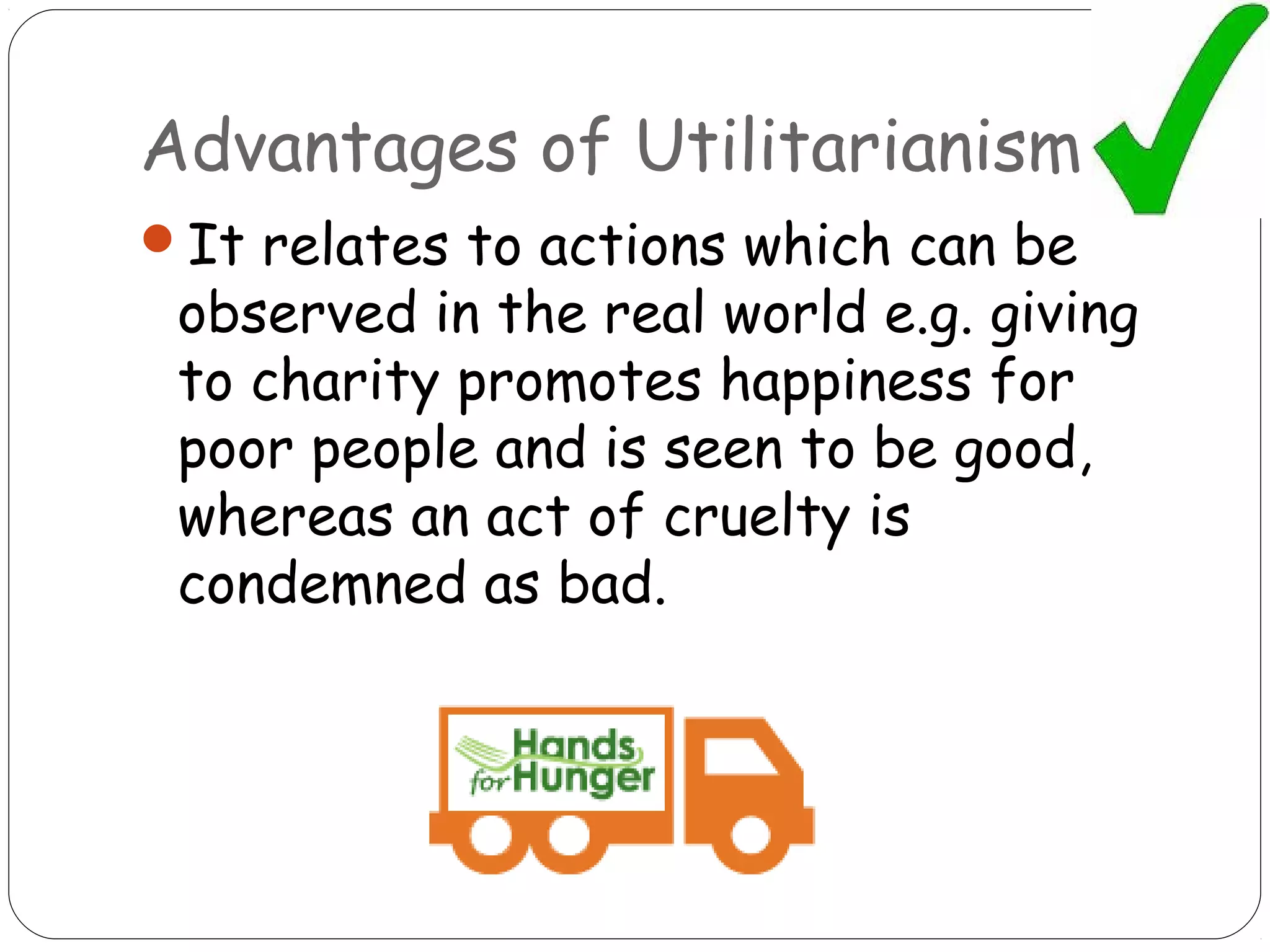 Utilitarianism | PPT