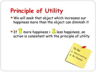 Utilitarianism | PPT