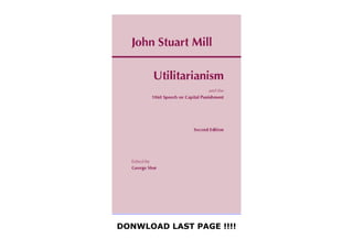 Utilitarianism | PDF