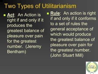 Utilitarianism | PPT