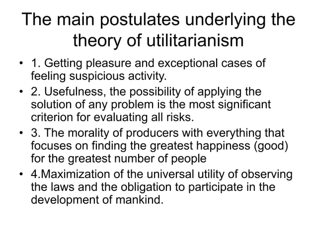 Utilitarianism.pptx | Law