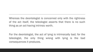 Ethical Theory: Utilitarianism - Ethics.pdf