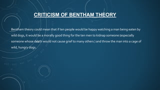 Utilitarianism by Jeremy-Bentham | PPTX