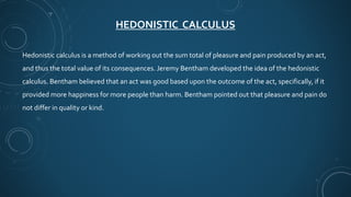 Utilitarianism by Jeremy-Bentham | PPTX