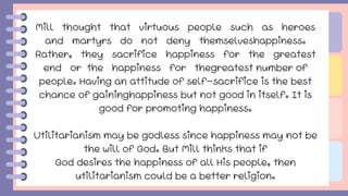 utilitarianism ethics and its definition | PDF