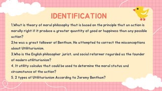 utilitarianism ethics and its definition | PDF