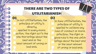 utilitarianism ethics and its definition | PDF