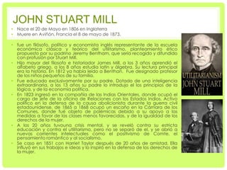 Utilitarismo, Bentham, Mill | PPTX