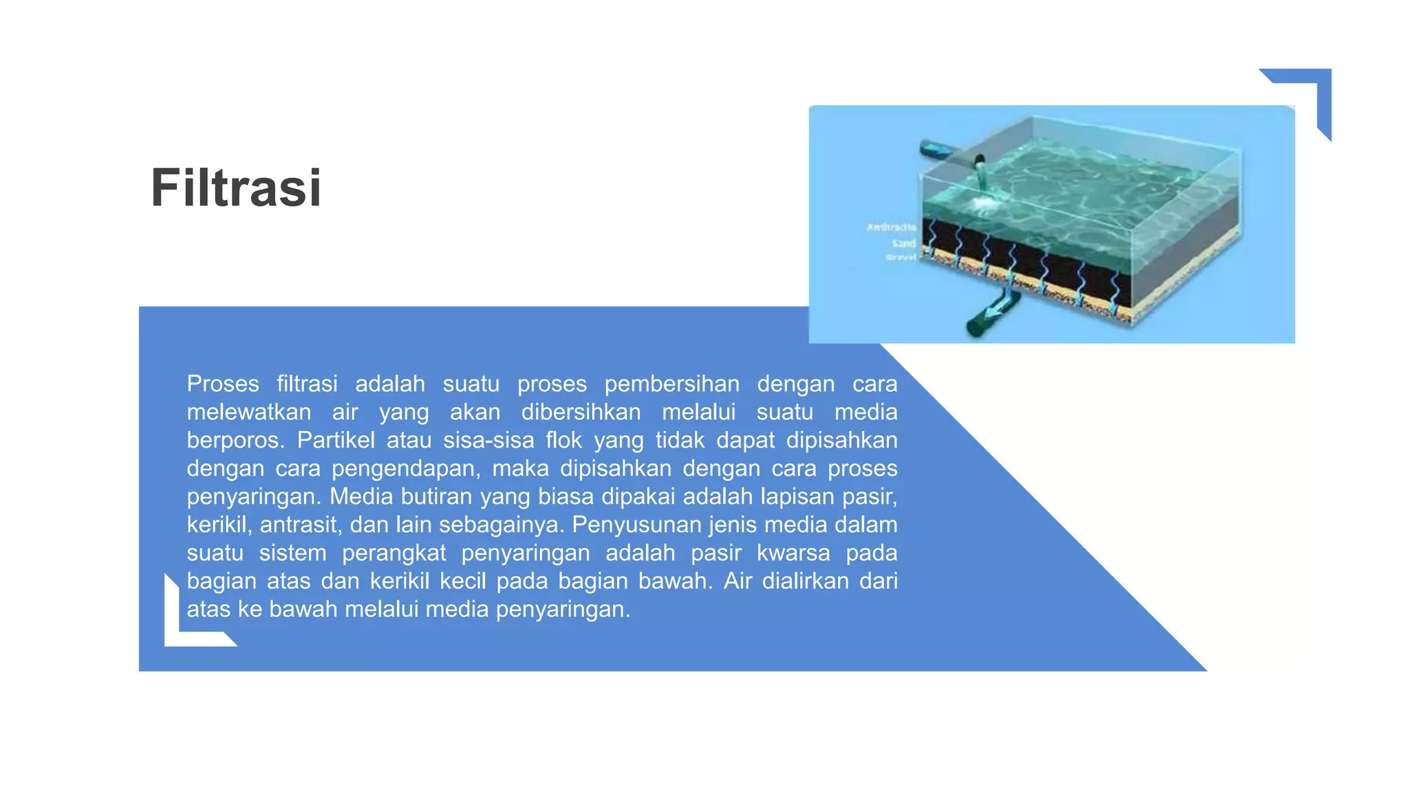 PROSES PENGOLAHAN AIR SUNGAI MENJADI AIR BERSIH | PPTX