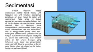 PROSES PENGOLAHAN AIR SUNGAI MENJADI AIR BERSIH | PPTX
