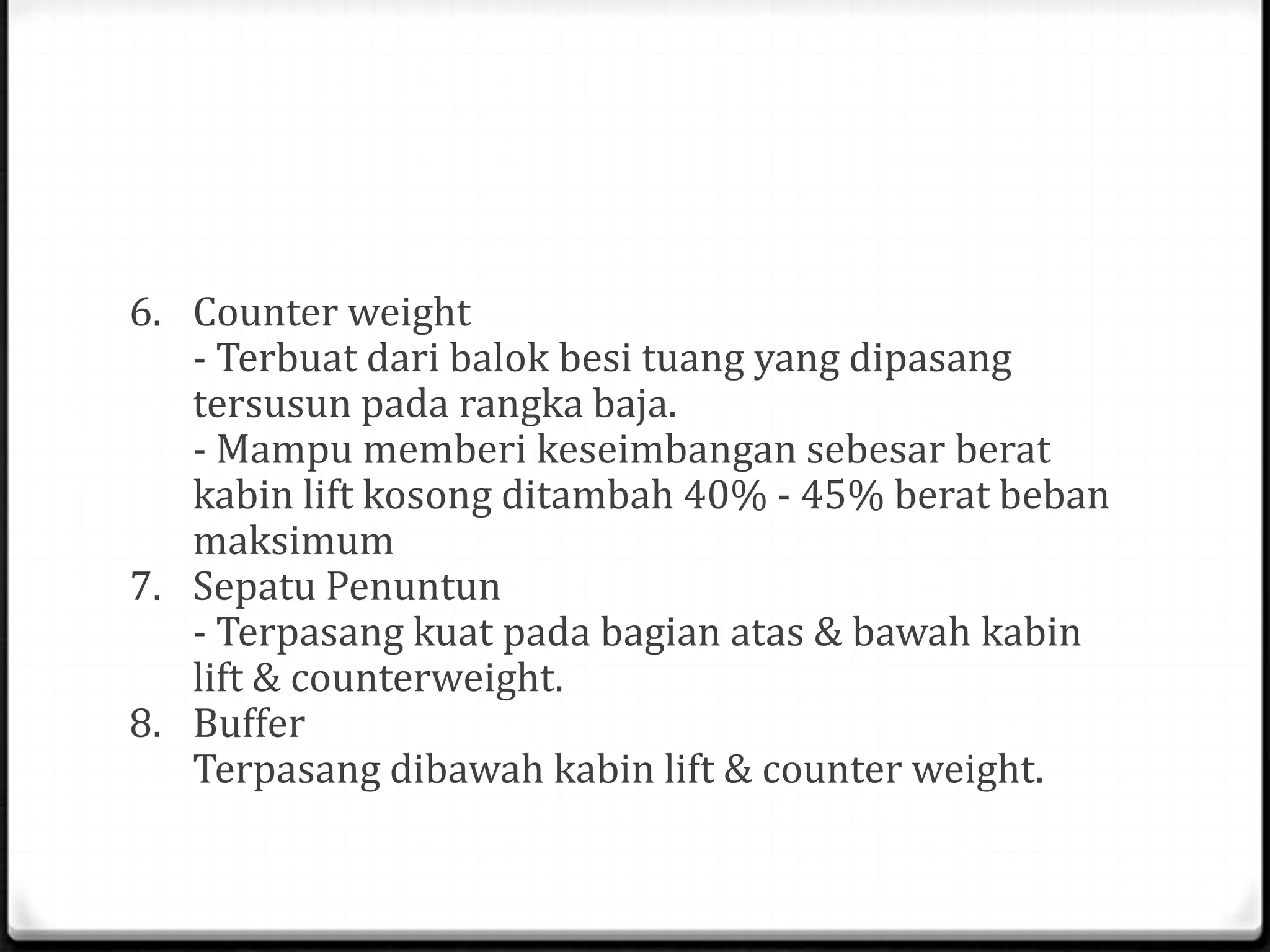 Utilitas 2 lift dan elevator | PPTX