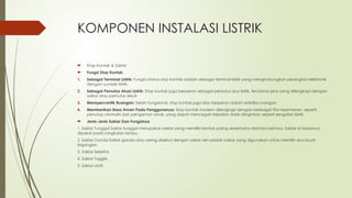 UTILITAS INSTALASI LISTRIK. .pptx