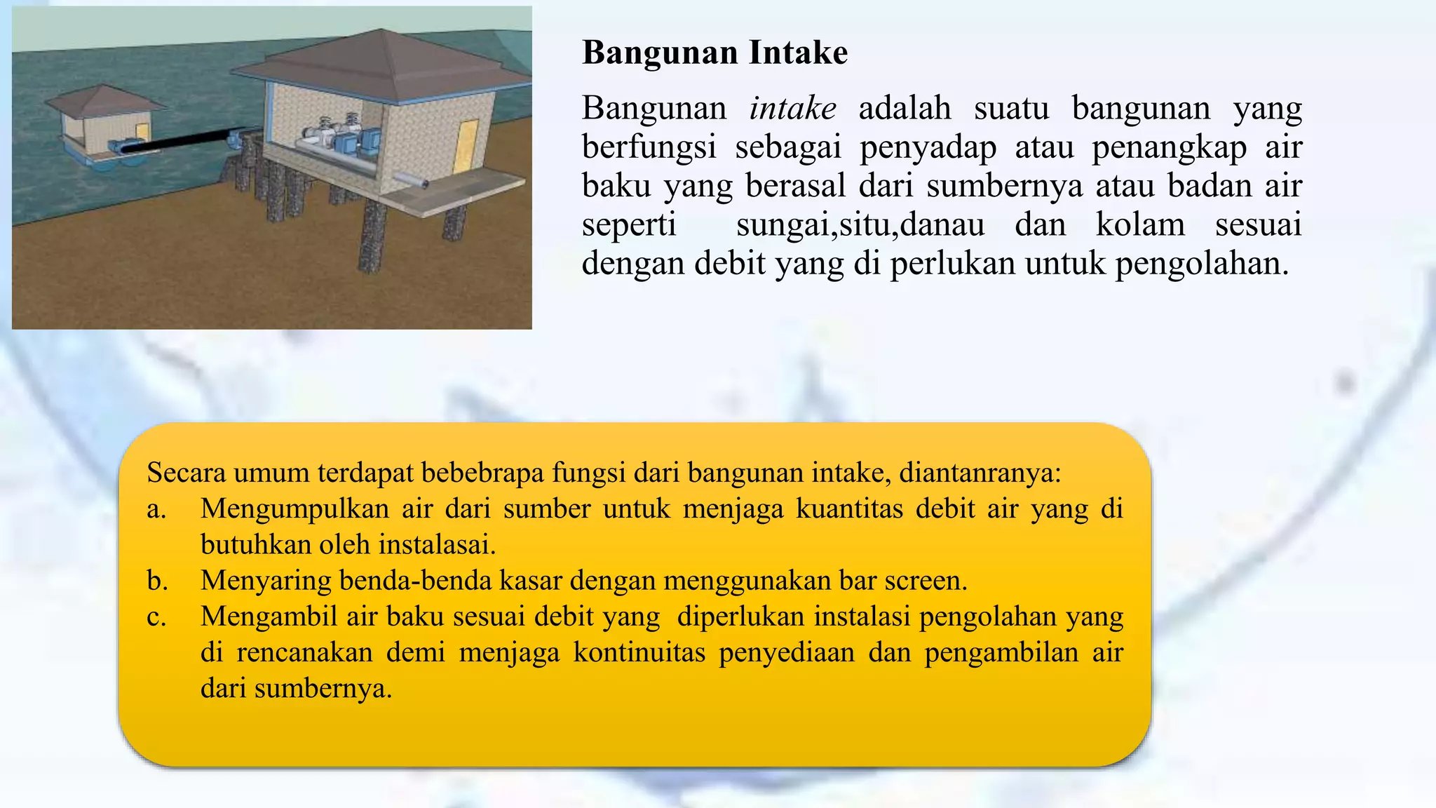 Utilitas pengolahan air secara kimia | PPTX
