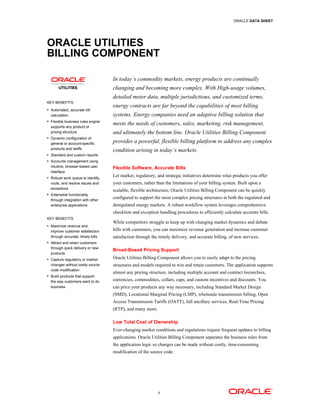 Utilities billing-component-ds-072050 | PDF