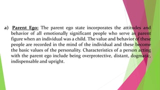 Utilities of transactional analysis | PPTX