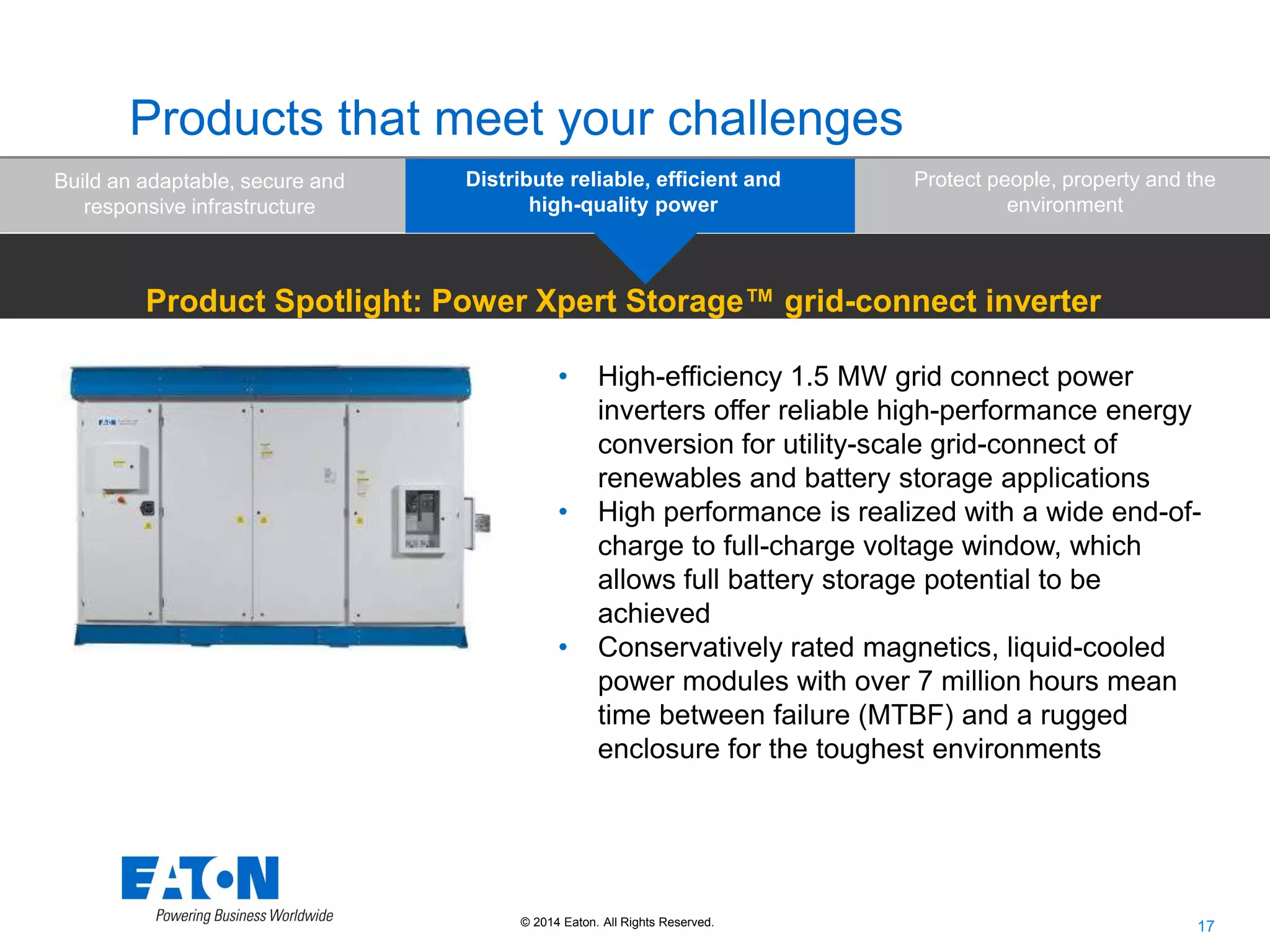 An overview of Eaton's Utility segment solutions | PPTX