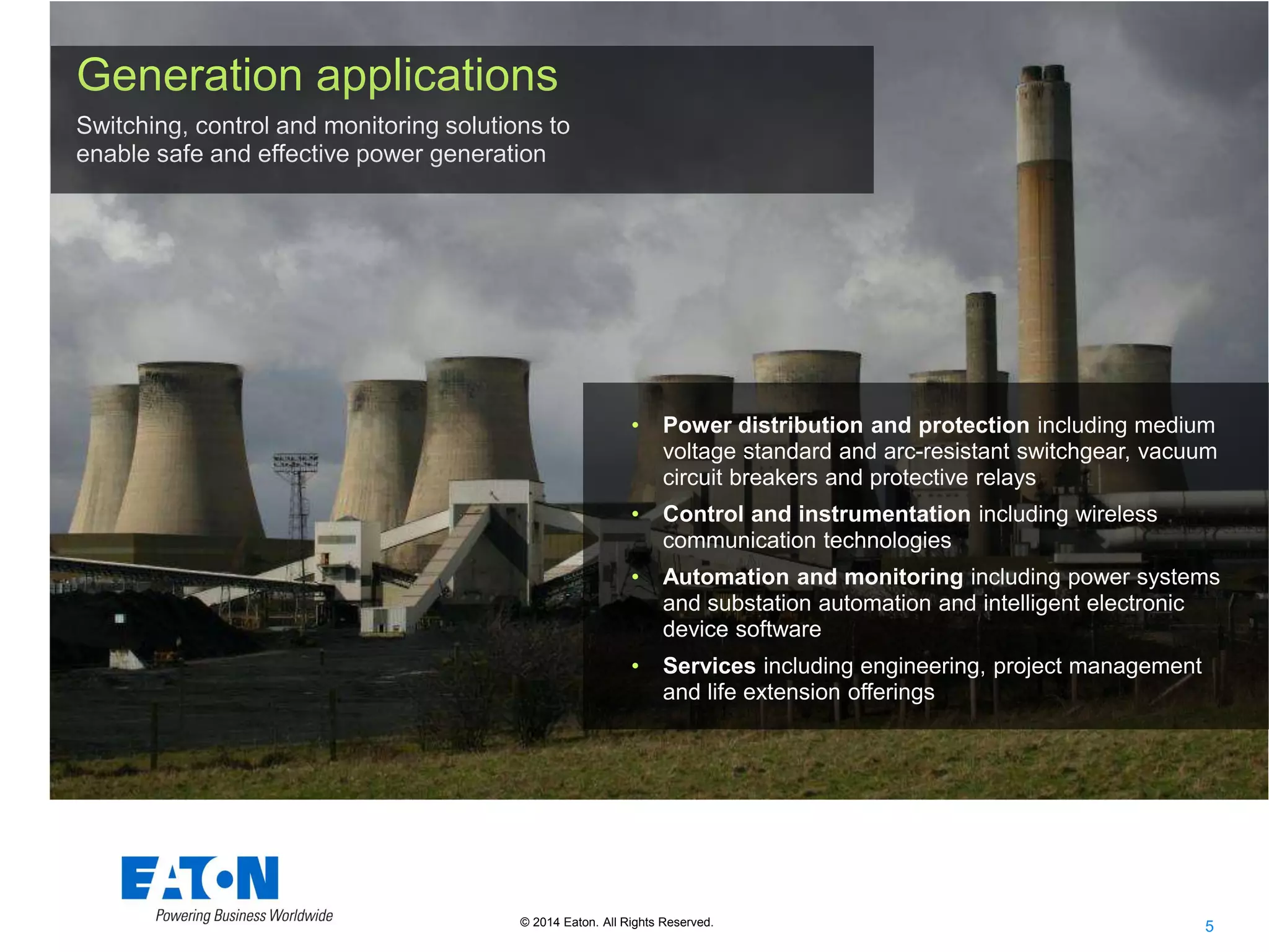 An overview of Eaton's Utility segment solutions | PPTX