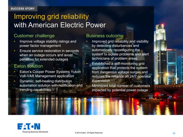 An overview of Eaton's Utility segment solutions | PPT