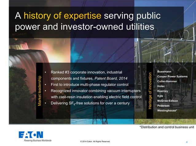 An overview of Eaton's Utility segment solutions | PPT