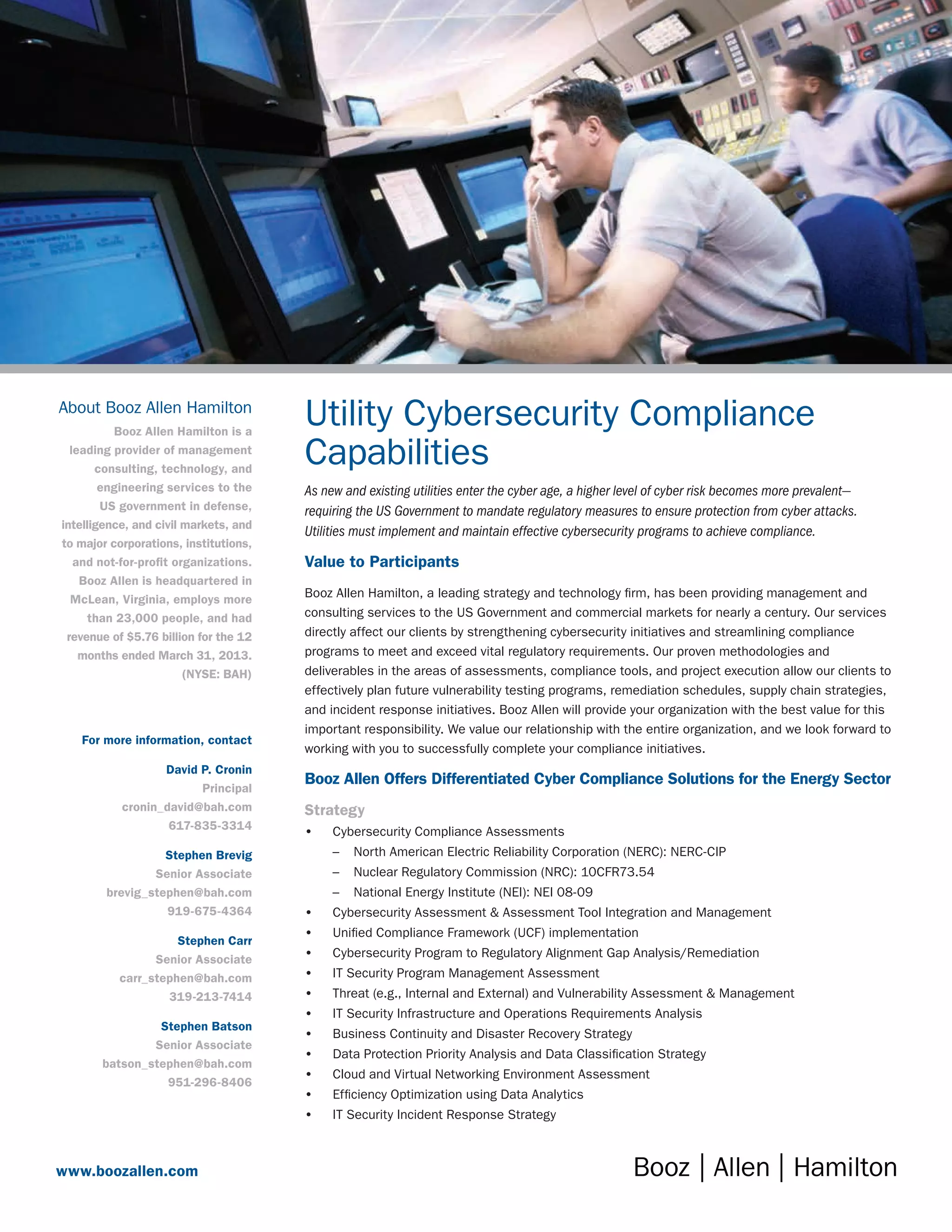 Utility Cybersecurity Compliance Capabilities | PDF