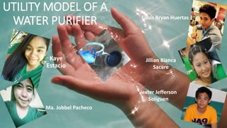 Utility model-of-a water purifier | PPT