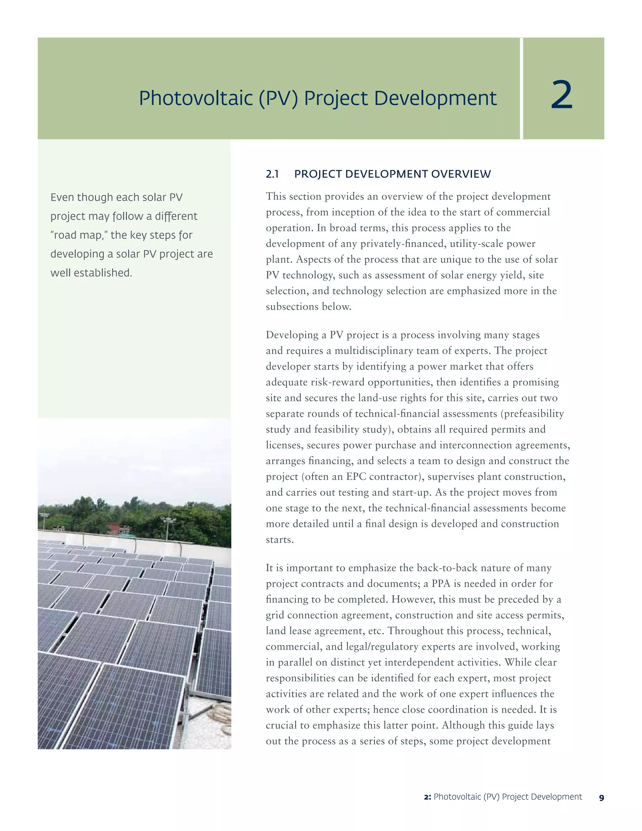 Utility-Scale Solar Photovoltaic Power Plants - A Project Developer’s ...