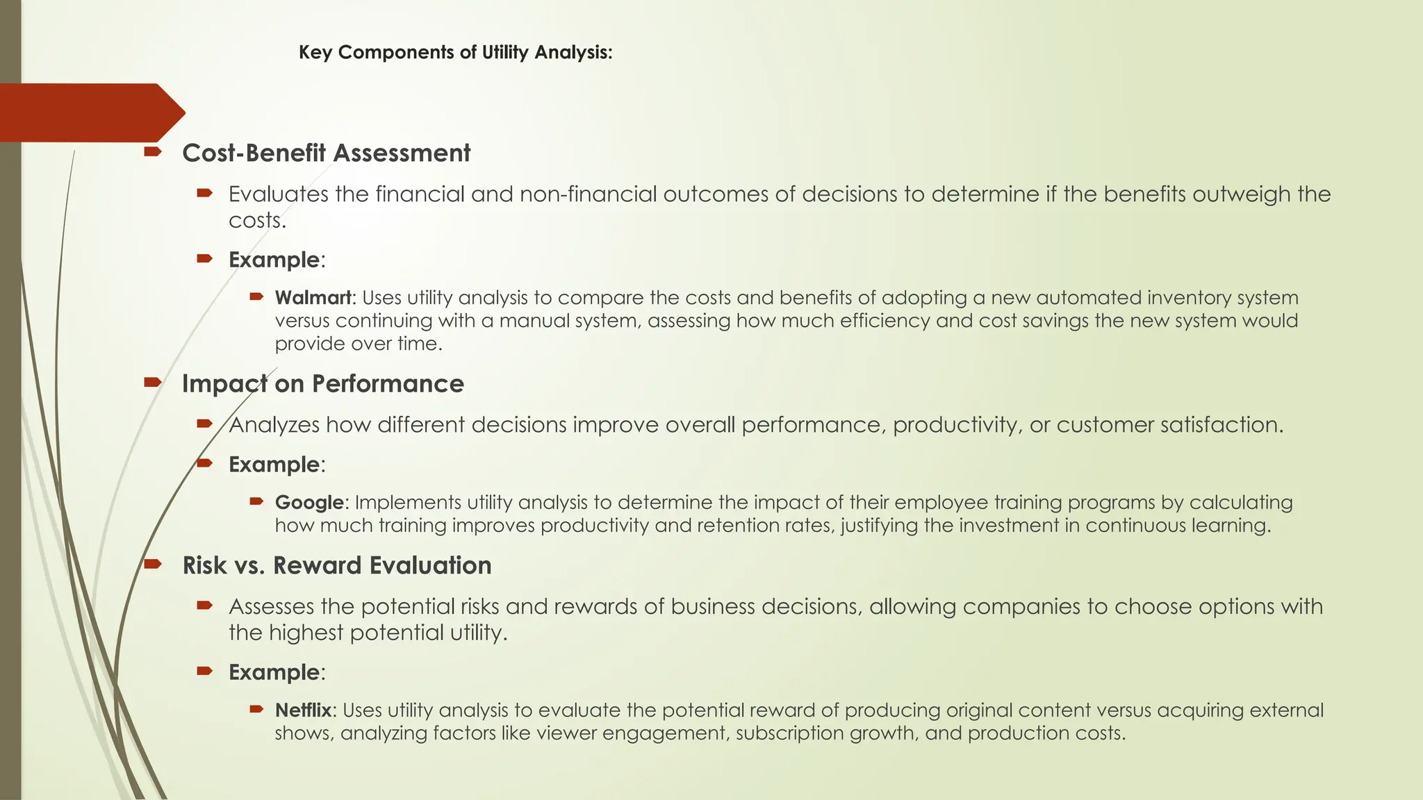 utility analysis concept and understanding | PPT