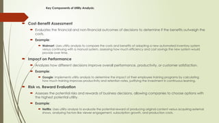 utility analysis concept and understanding | PPT