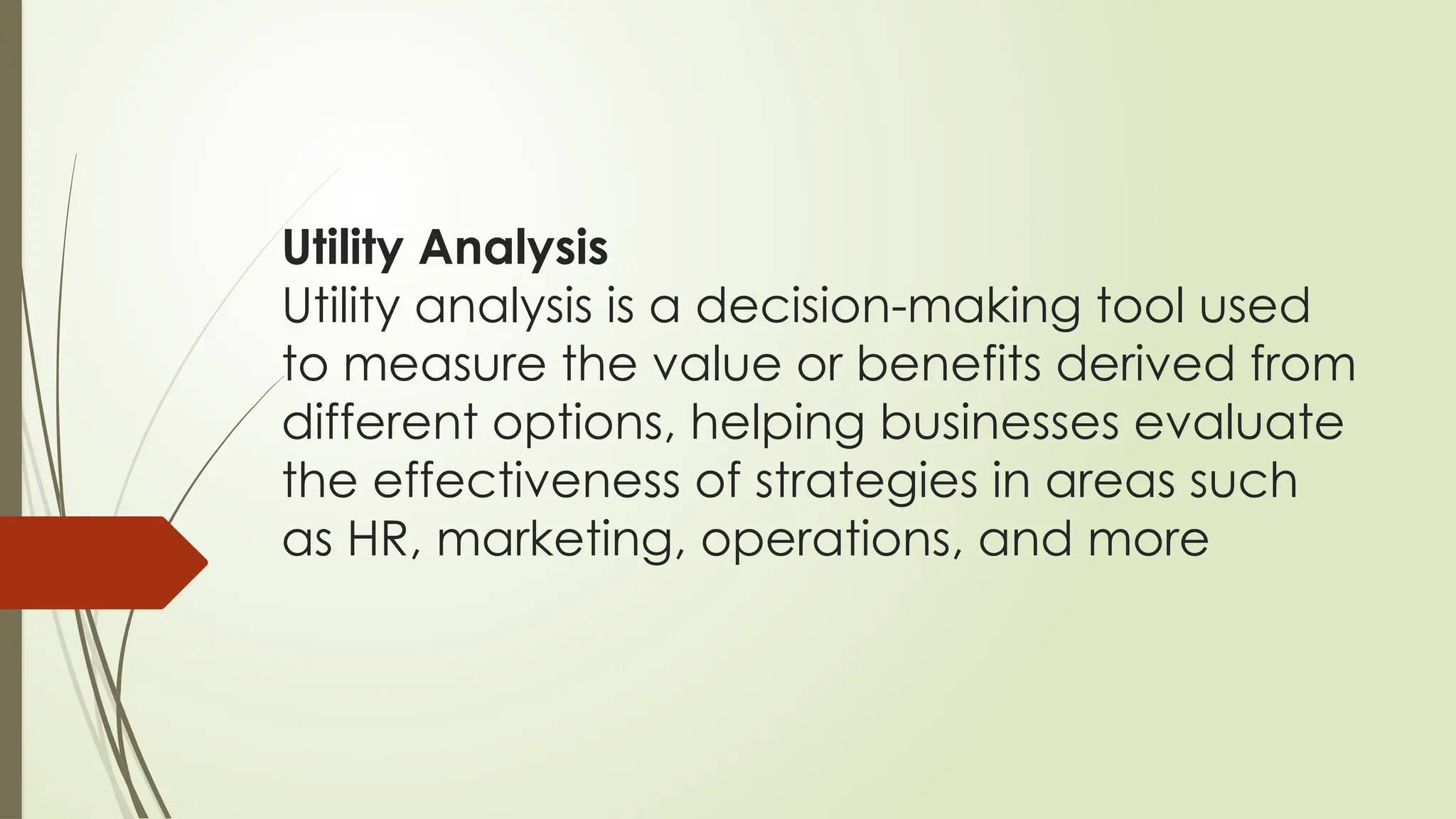 utility analysis.pptx NOTES TO UNDERSTAND UTILITY | PPT