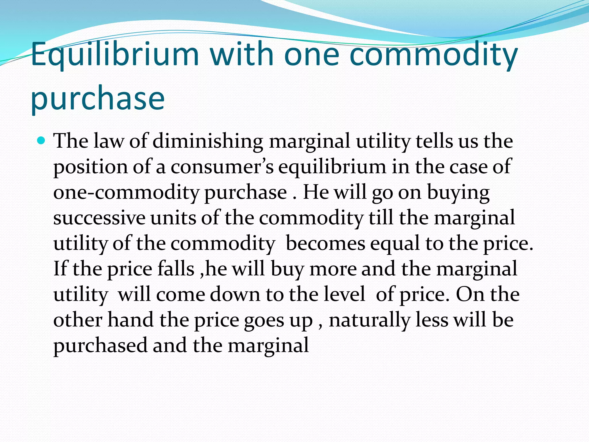 Utility Analysis Of Demand | PPTX