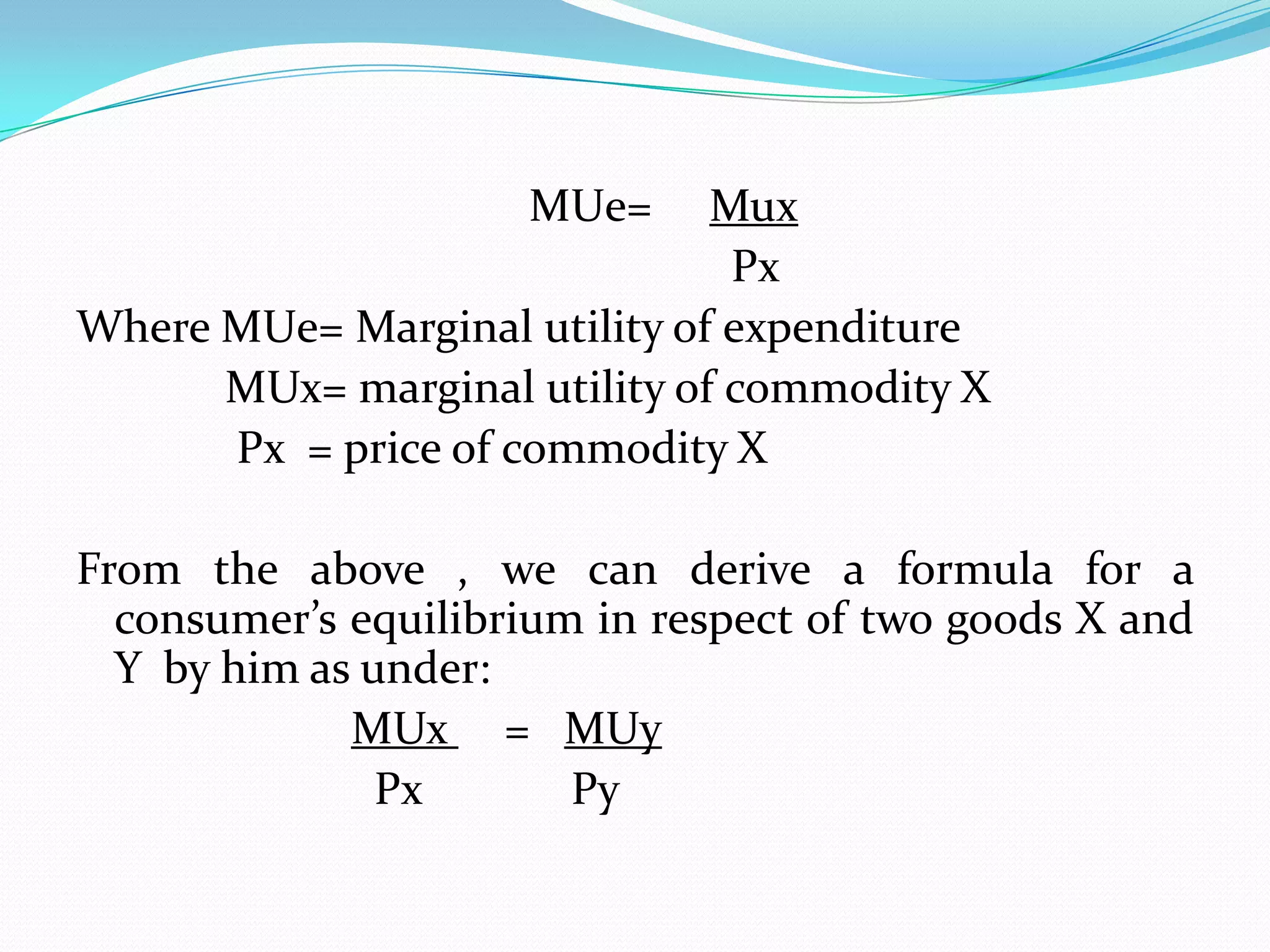 Utility Analysis Of Demand | PPTX