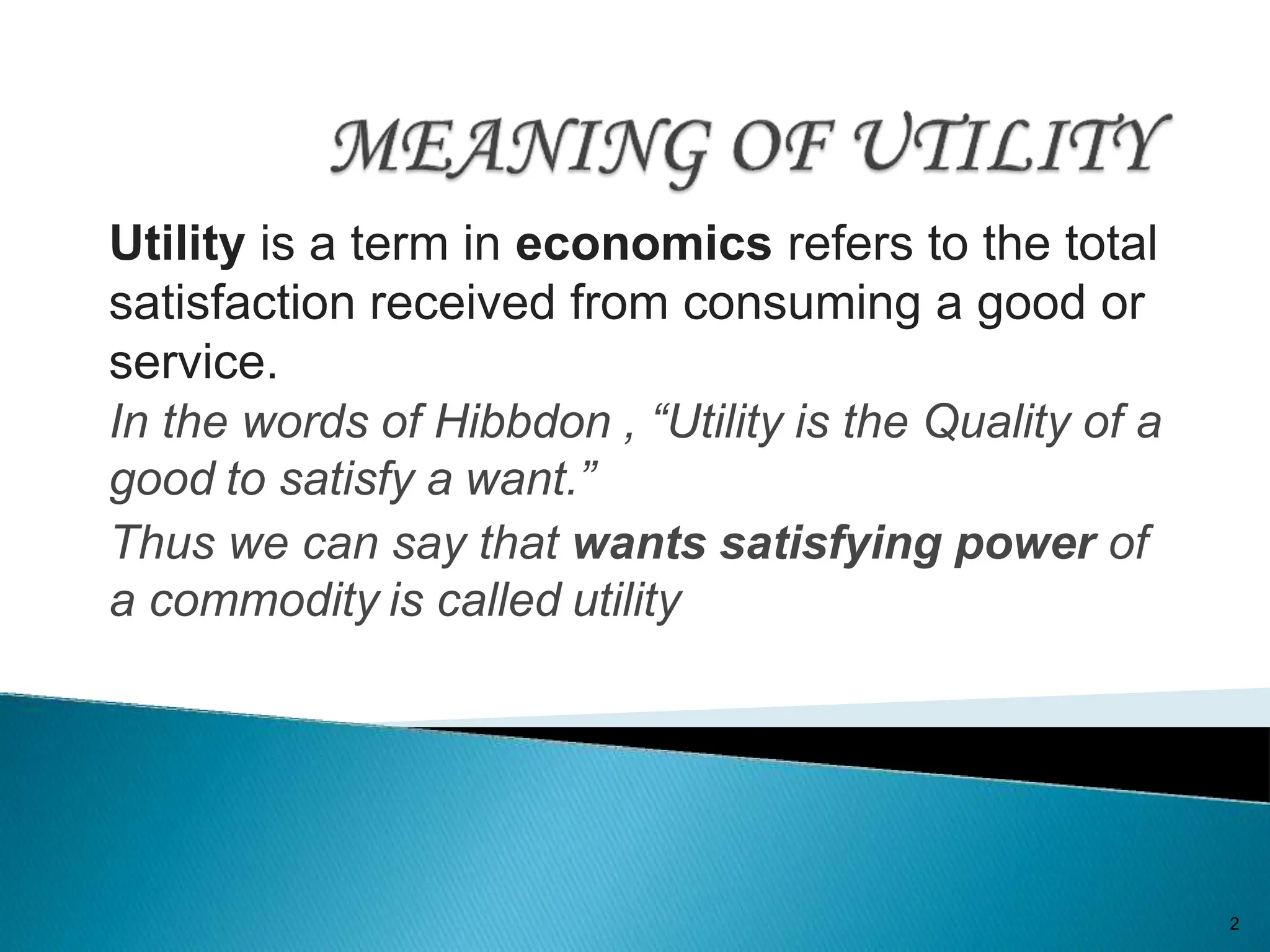 utility analysis (Unit 1) POST GRADUATE.pptx | Free Download