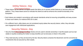 Utility and Security Tokens Different in Token Development.pptx