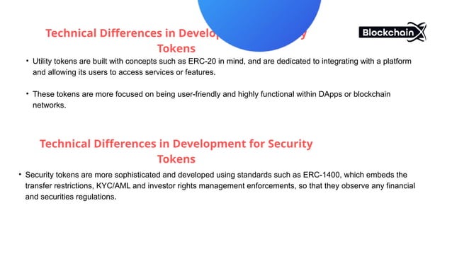 Utility and Security Tokens Different in Token Development.pptx