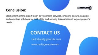 Utility and Security Tokens Different in Token Development.pptx