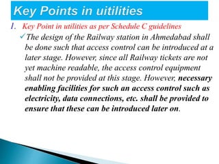 Utility Basic Details in Ahmedabad Railway Station Re Development.pptx