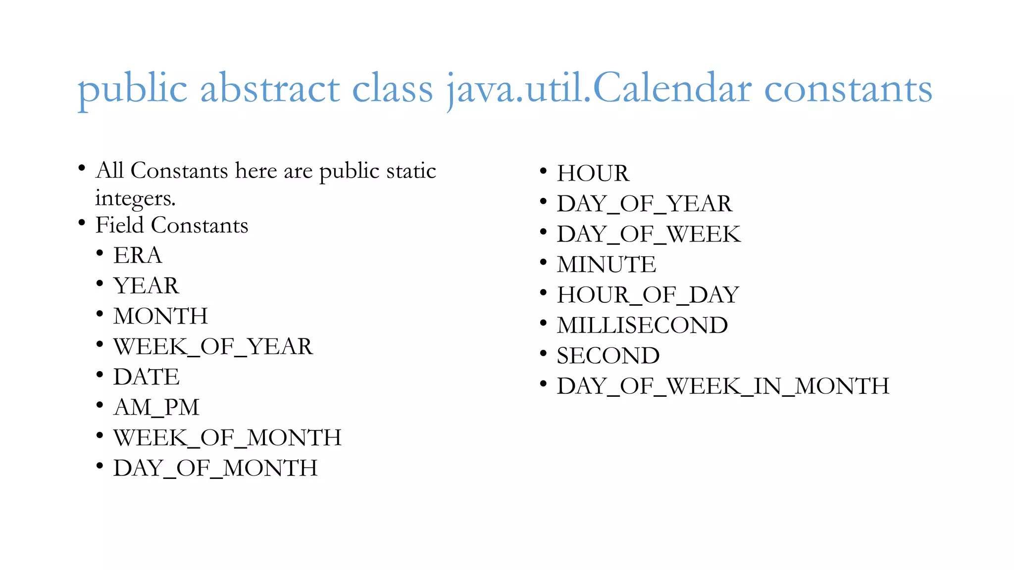 Utility classes | PPT